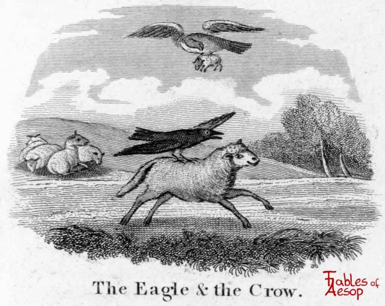 The Eagle and The Daw - Fables of Aesop