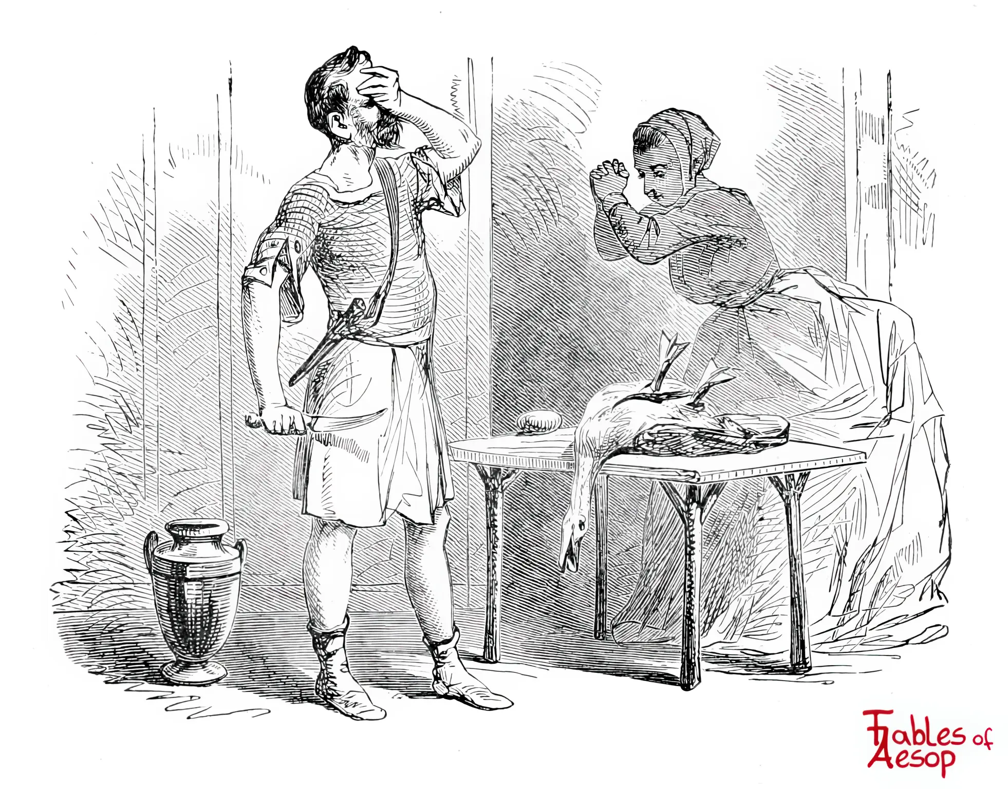 The Goose With The Golden Eggs - Fables of Aesop