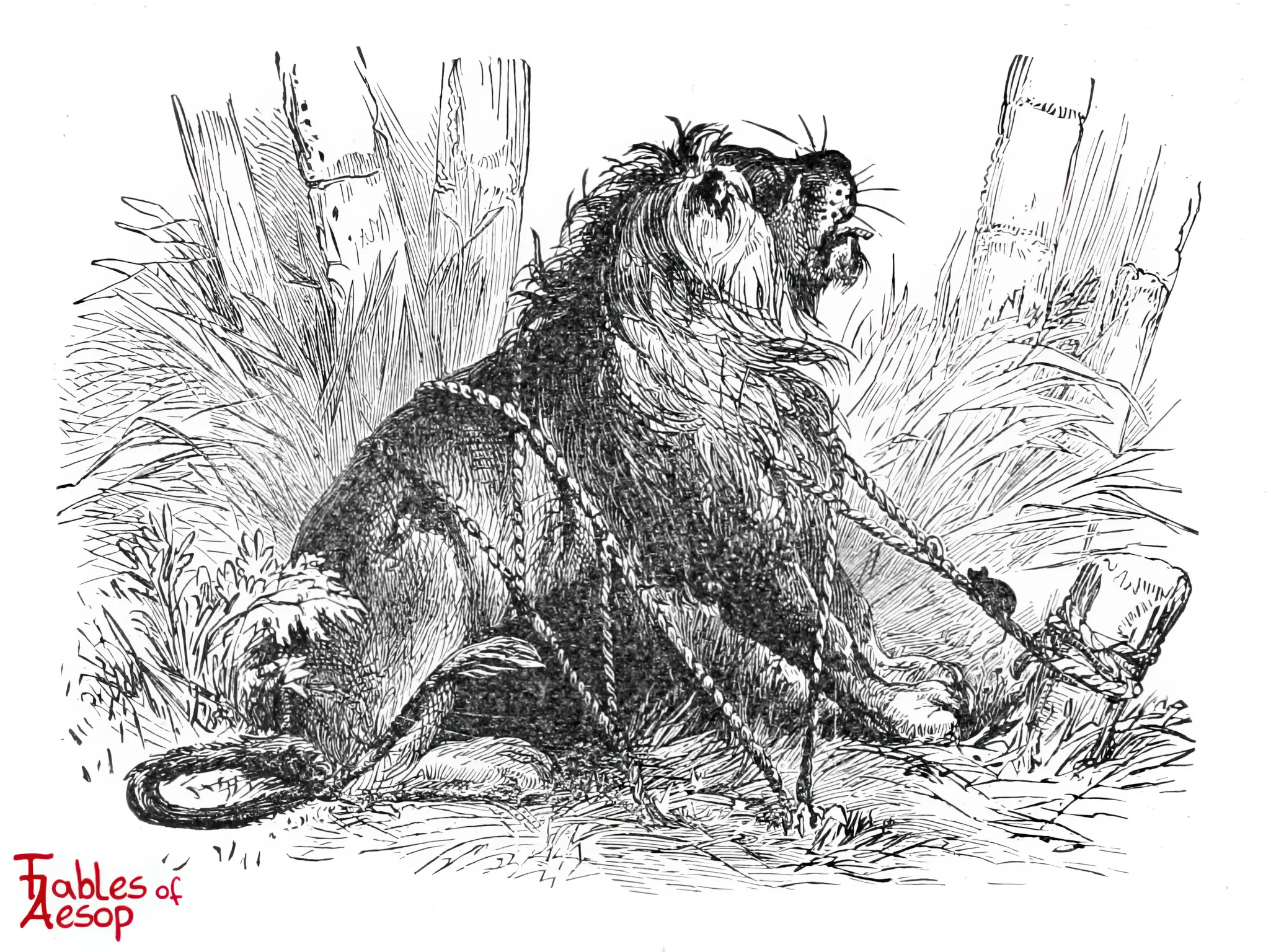 The Lion and The Mouse - Fables of Aesop